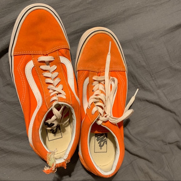 Vans | Shoes | Orange Classic Vans | Poshmark